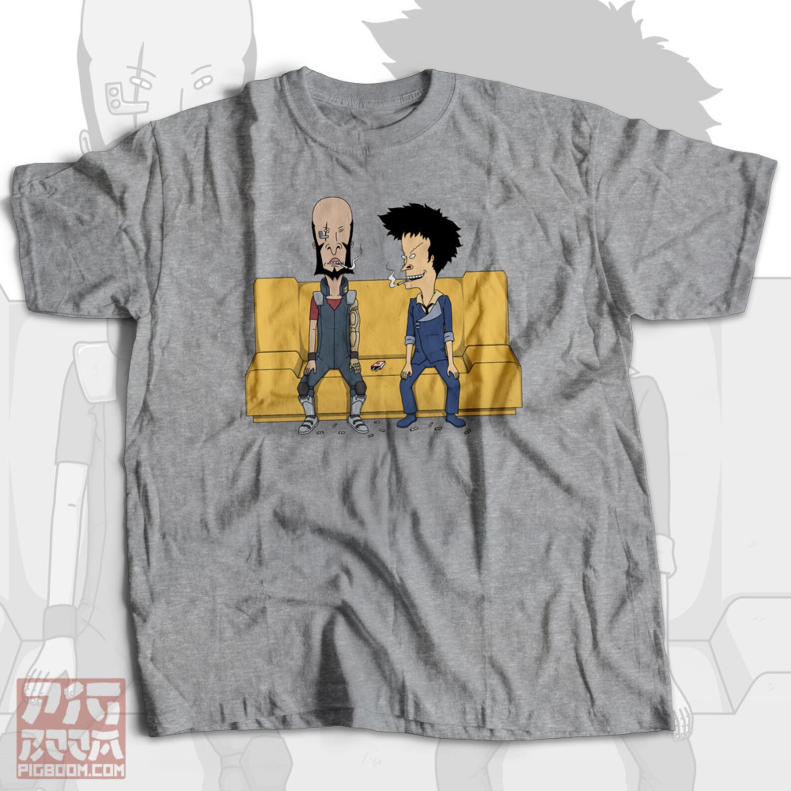 Stupid Space Cowboys Funny Anime Cartoons Crossover Beavis | Etsy