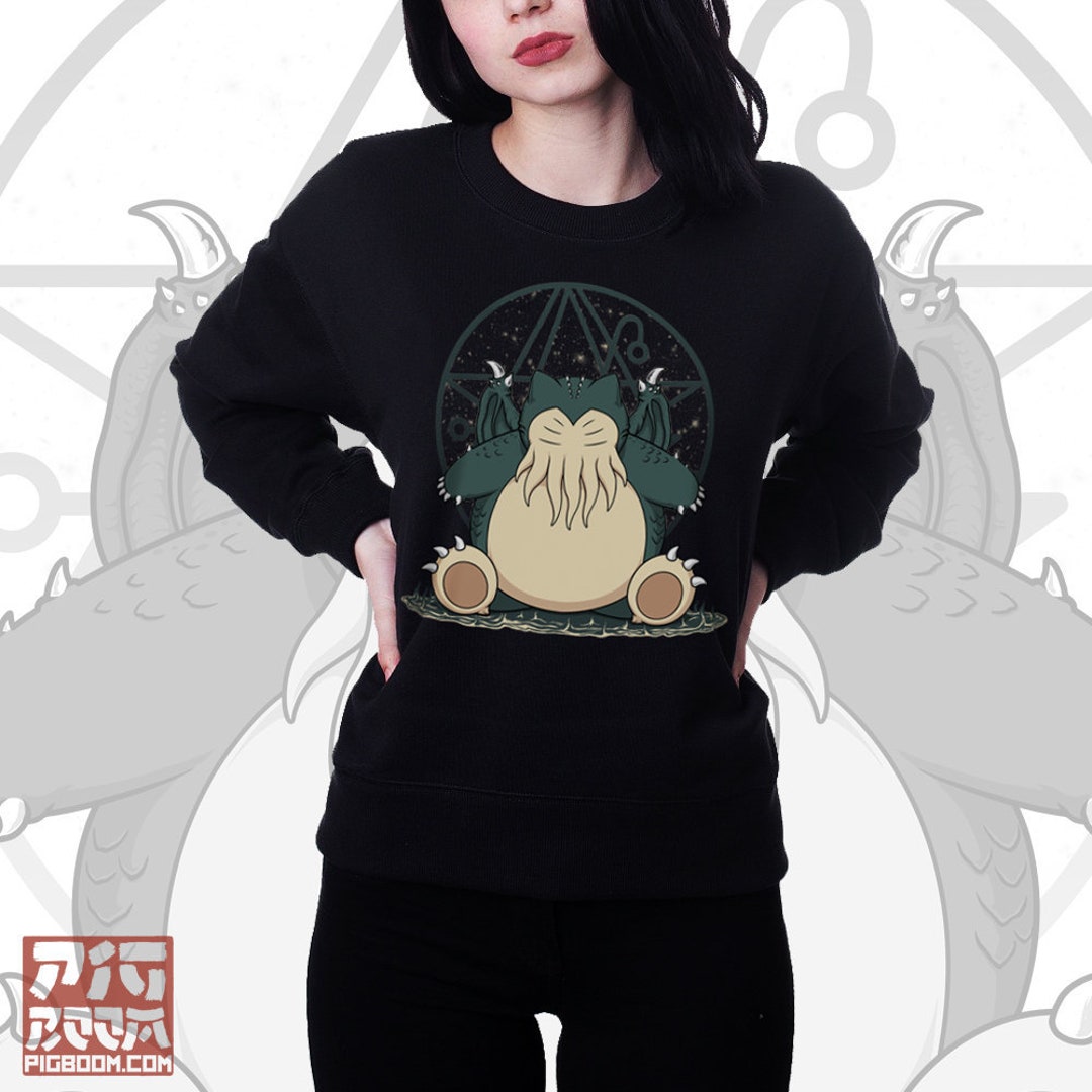 Snorthulhu Sweater - Lovecraft Cthulhu Sigil | Kawaii Sleepy Monster ...