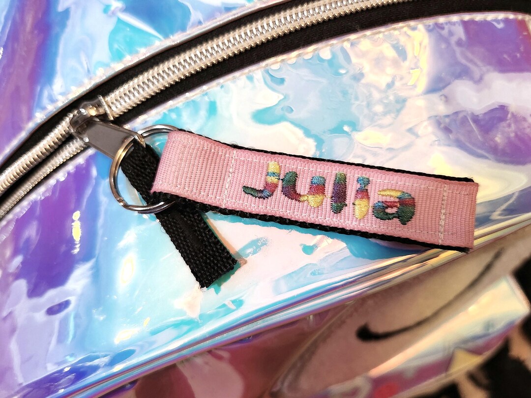 Personalized Keychains, Book Bag ID Tags, Pick a Color, Made to Order ...