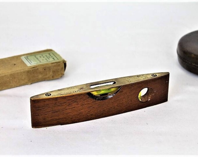 Vintage Parry and Bott Spirit Level/boat Shape Spirit Level/boxed ...
