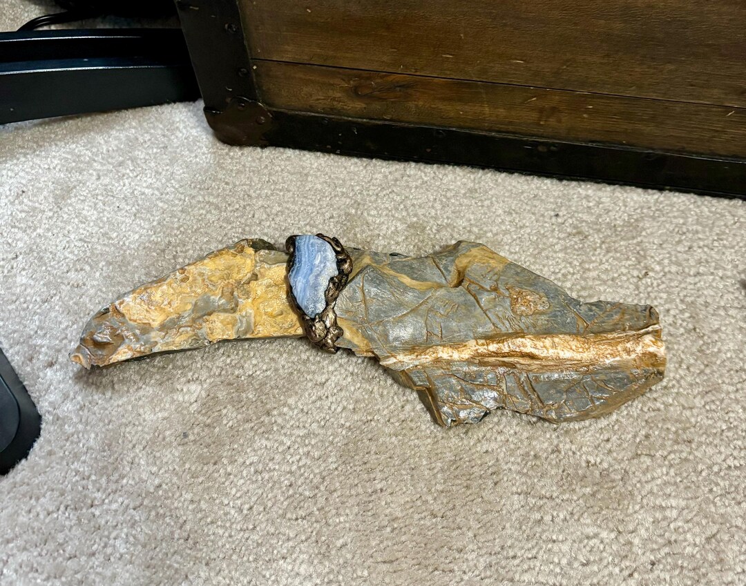 Fossilized Stone Knife, Collectible Rock Knife - Etsy