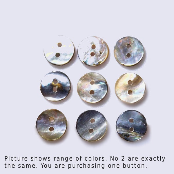 Abalone Shell Button - Etsy