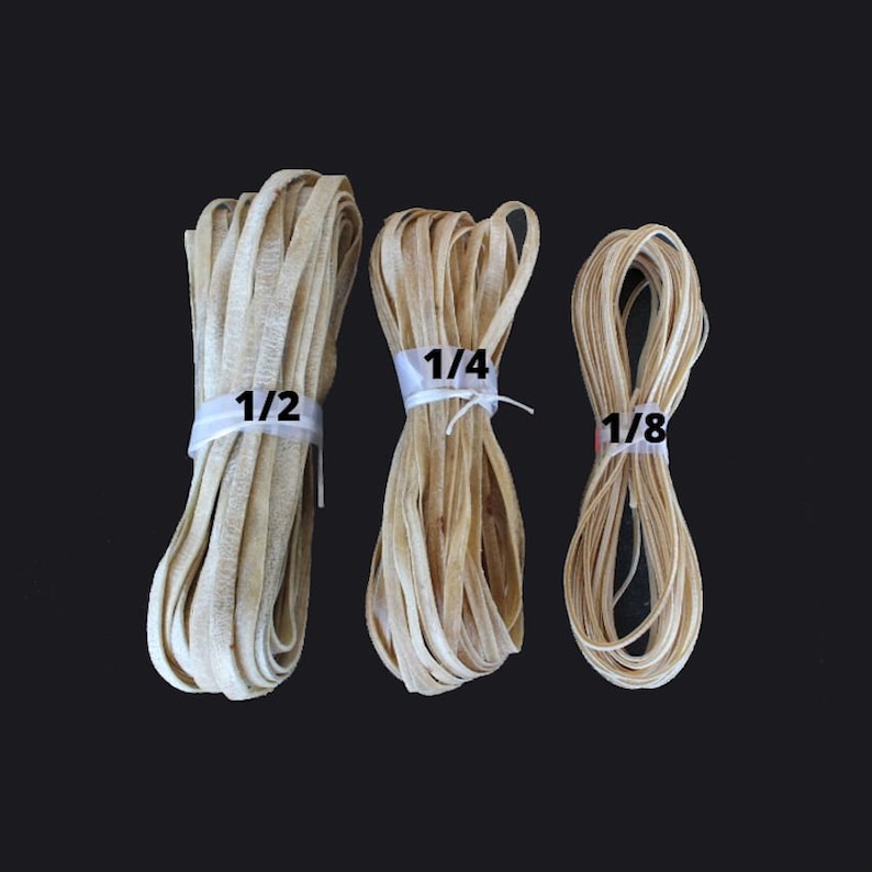 50 ft. Rawhide Lacing Strip 1/2 1/4 or 1/8 | Etsy