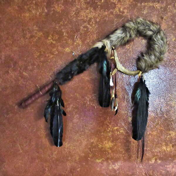 Native American Ceremonial Staff - Etsy