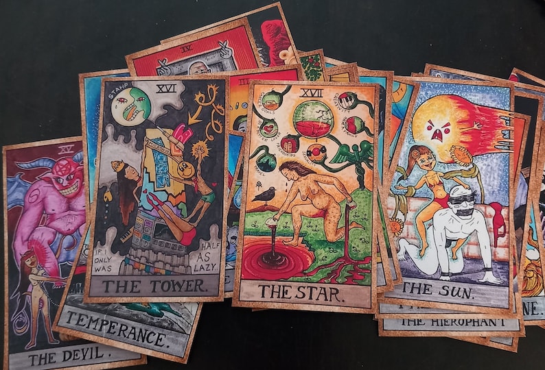 Tarotkarten große Arkana - Etsy.de