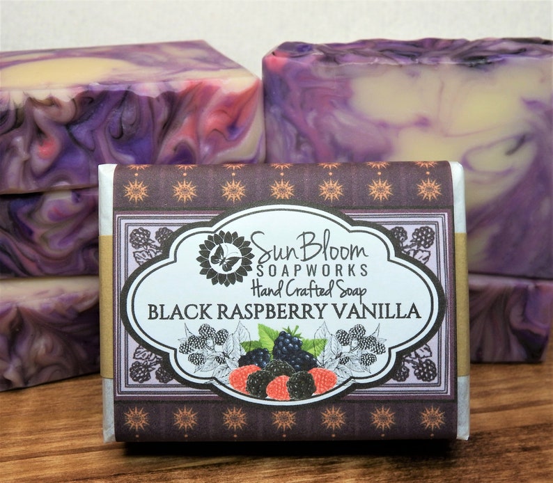 Black Raspberry Vanilla Soap | Etsy