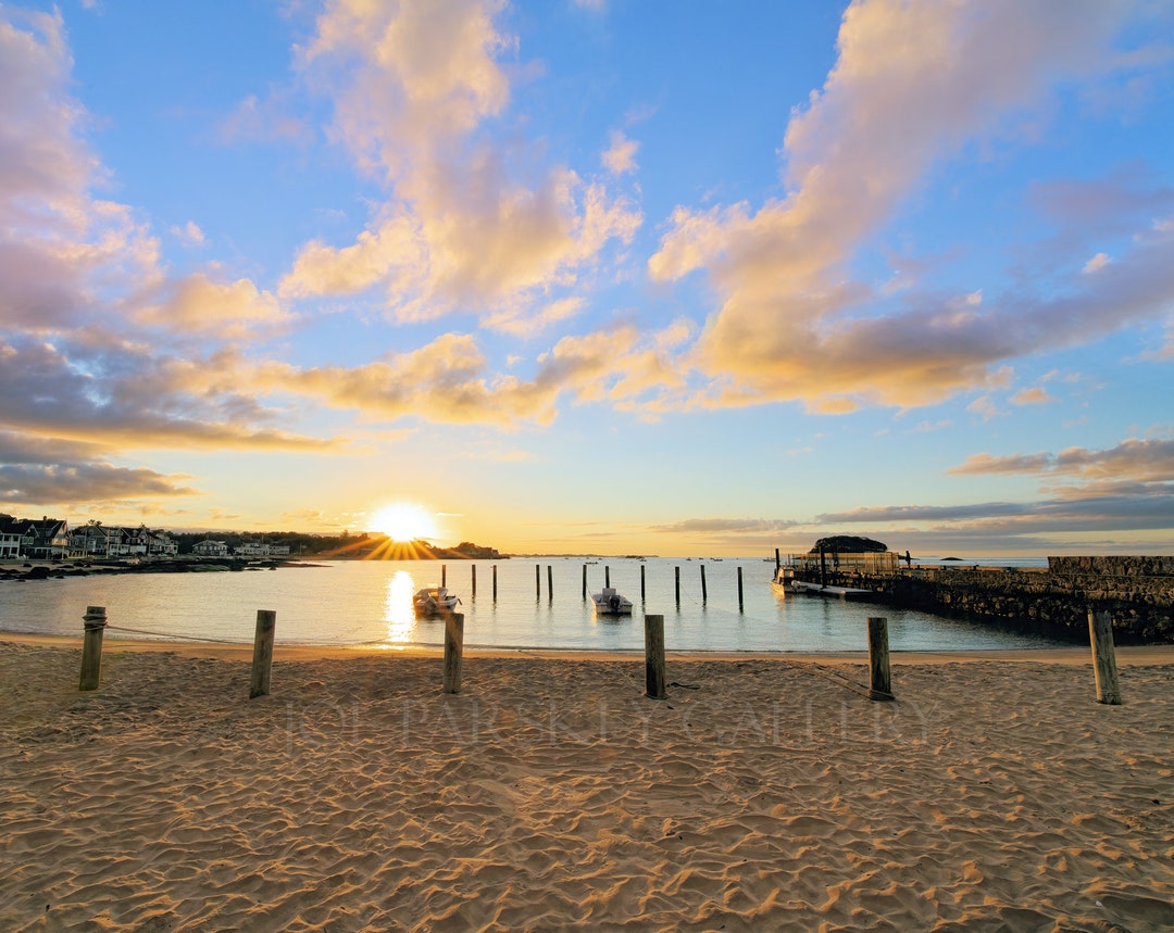Sunrise Beauty at West Wharf Beach, Madison, Connecticut, Beach ...