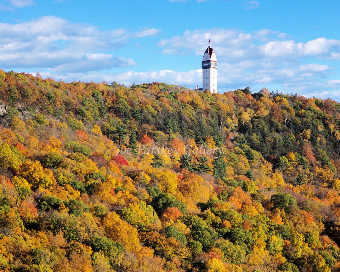 Autumn Colors of Talcott Mountain, Heublein Tower, Simsbury, CT, Home ...