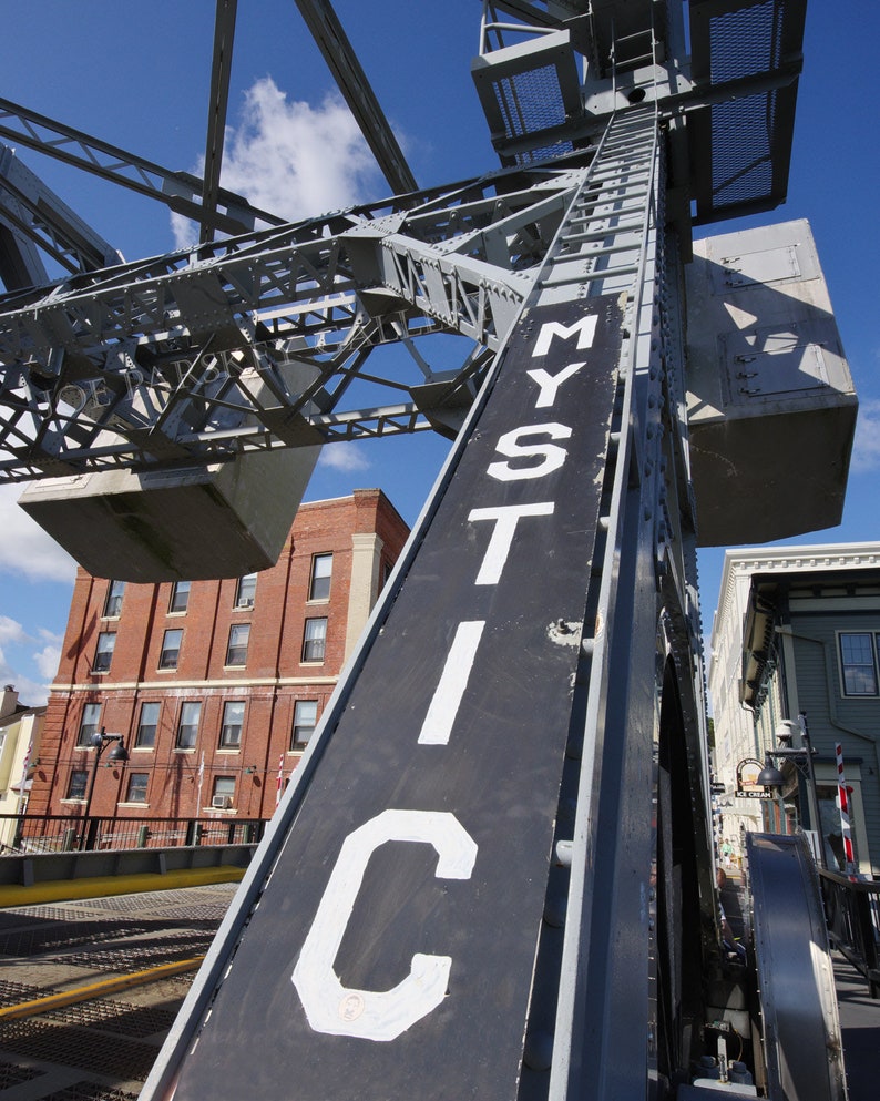 On the Mystic Drawbridge, Mystic, Connecticut, Landmarks, River Bridges ...
