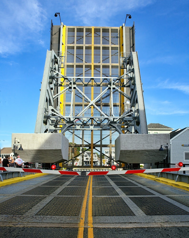 Mystic River Drawbridge is Up! Mystic, Connecticut, Bridge Photos, Ct ...