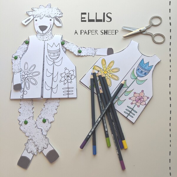 Animal Paper Dolls - Etsy