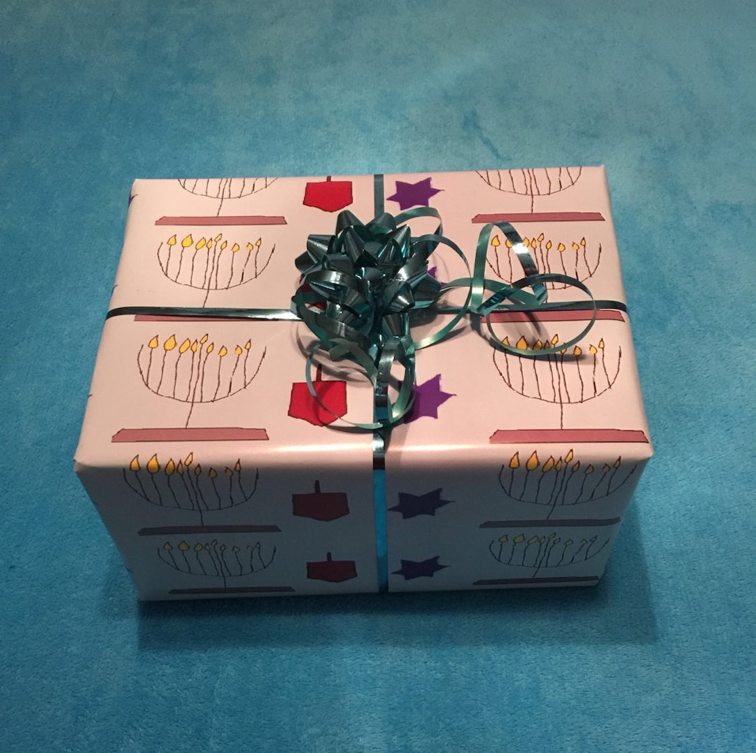Hanukkah Wrapping Paper Roll - Etsy