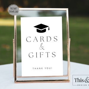 Graduation Sign Printable Sign | Printable Graduation Party Cards ...