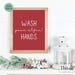 Wash Your Elfin' Hands Printable Christmas Decor | Funny Christmas ...