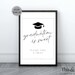 Graduation Sign Printable Sign | Printable Grad Party Graduation is ...