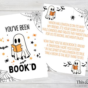 You Have Been Book'd Printable | You've Been Booed Halloween Sign ...