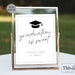 Graduation Sign Printable Sign | Printable Grad Party Graduation is ...