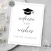 Graduation Sign Printable Sign Printable Grad Party Advice and Wishes ...