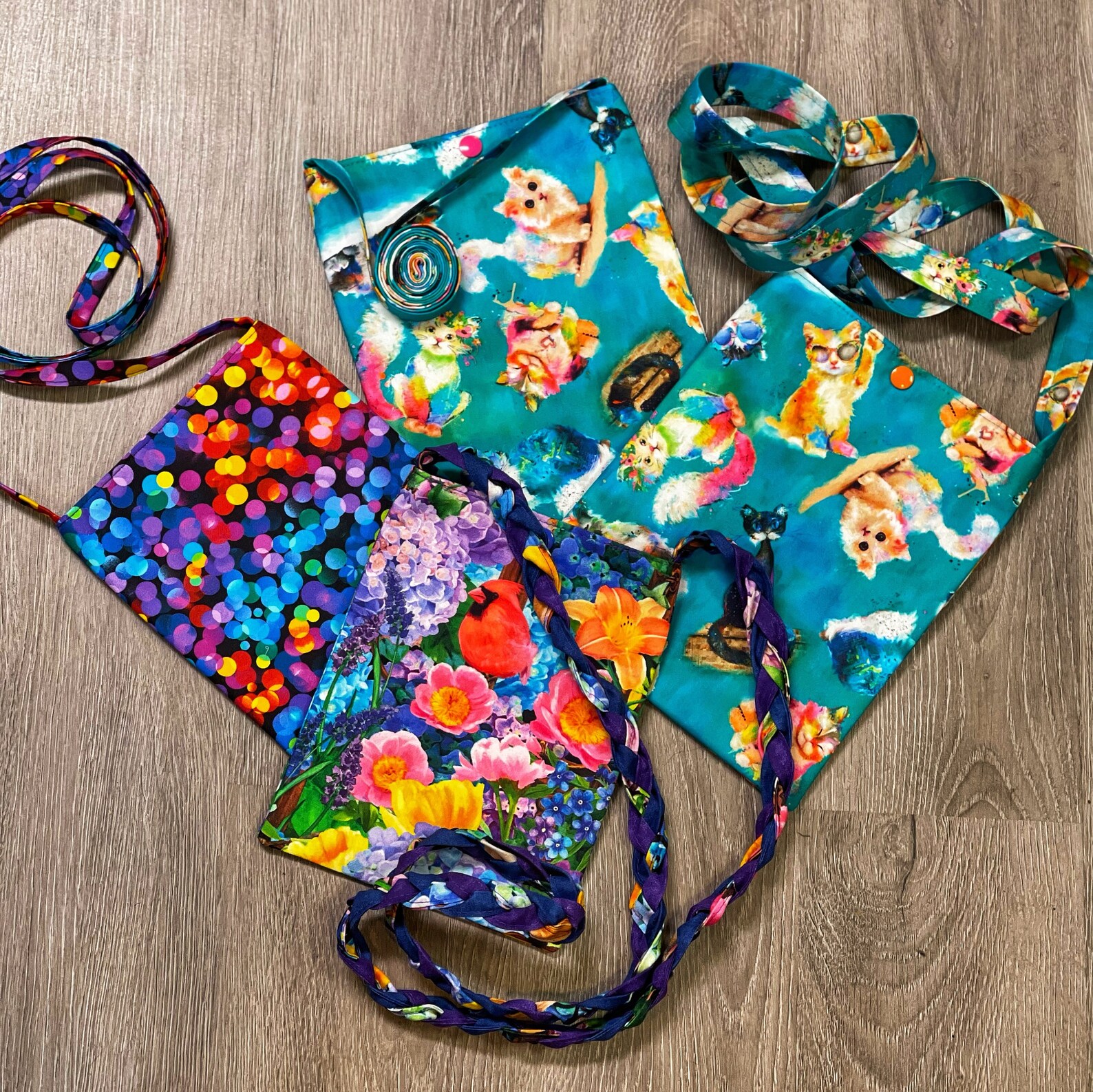 Small Crossbody Cell Phone Snap Top Closure Pouch Sling Purse, Mini ...