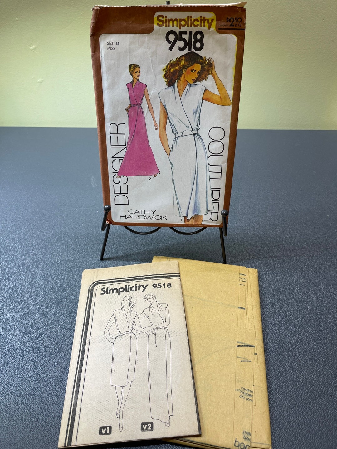 UNCUT Vintage 1980 Simplicity 9518 Couturier Designer Cathy Hardwick ...