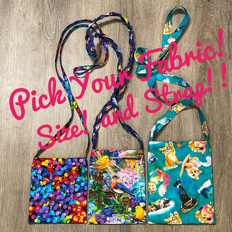 Small Crossbody Cell Phone Snap Top Closure Pouch Sling Purse, Mini ...