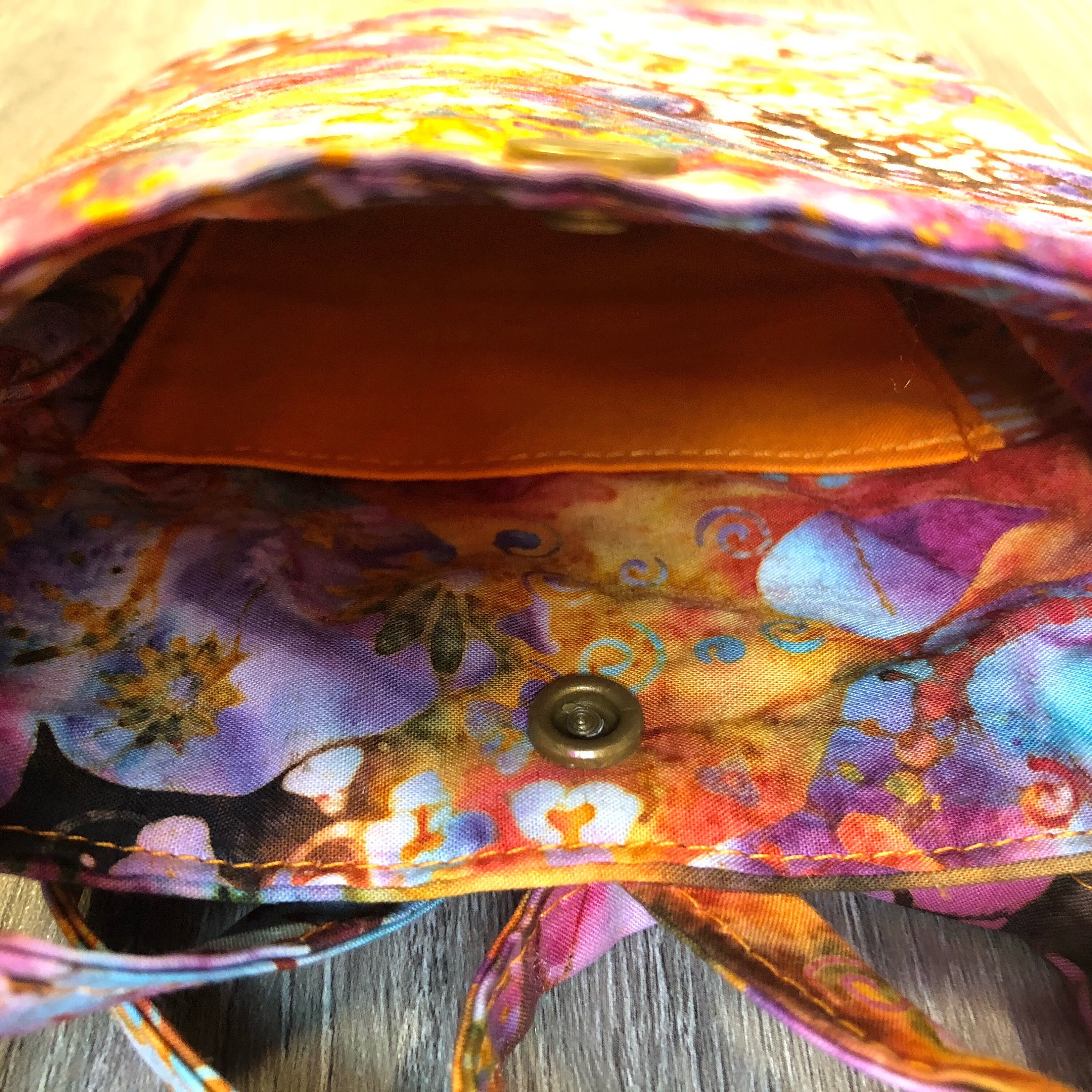 Small Crossbody Cell Phone Snap Top Pouch With Shoulder Strap - Etsy