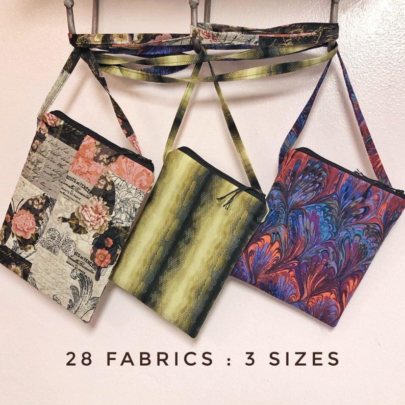 Handmade Small Crossbody Cell Phone Pouch With Shoulder Strap | Etsy