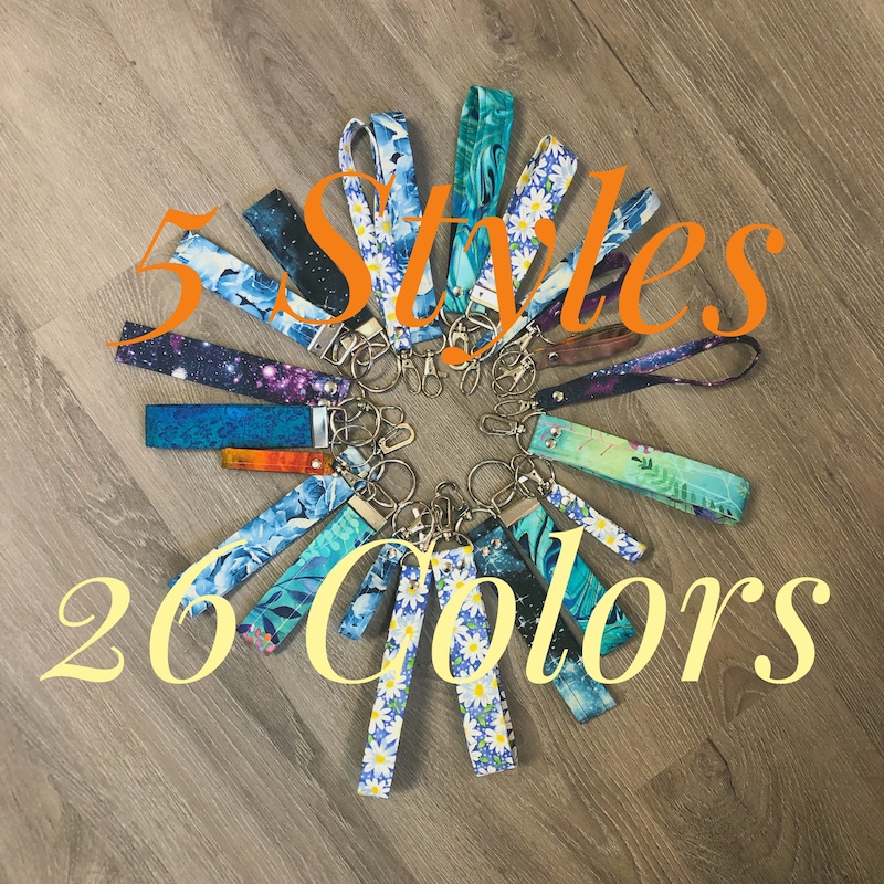 Fabric Keychains - Etsy