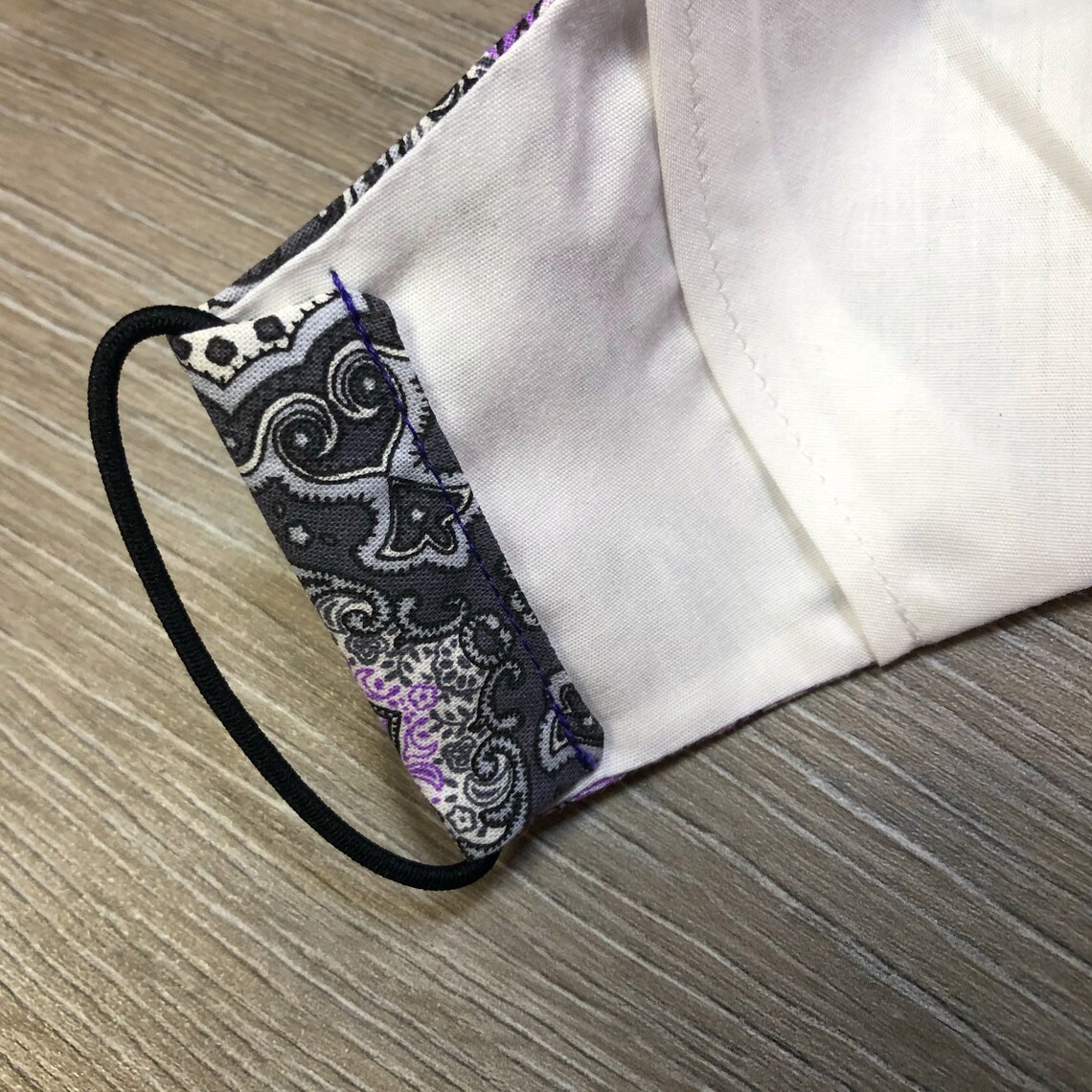 Girls Purple Face Mask Kids Purple Handmade Washable Mask | Etsy