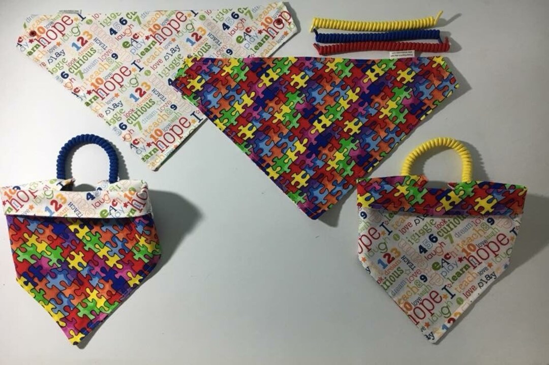 Autism Awareness, Pet Bandana, Pet Scarf, Dog Scarf, Pet Attire, Pet ...
