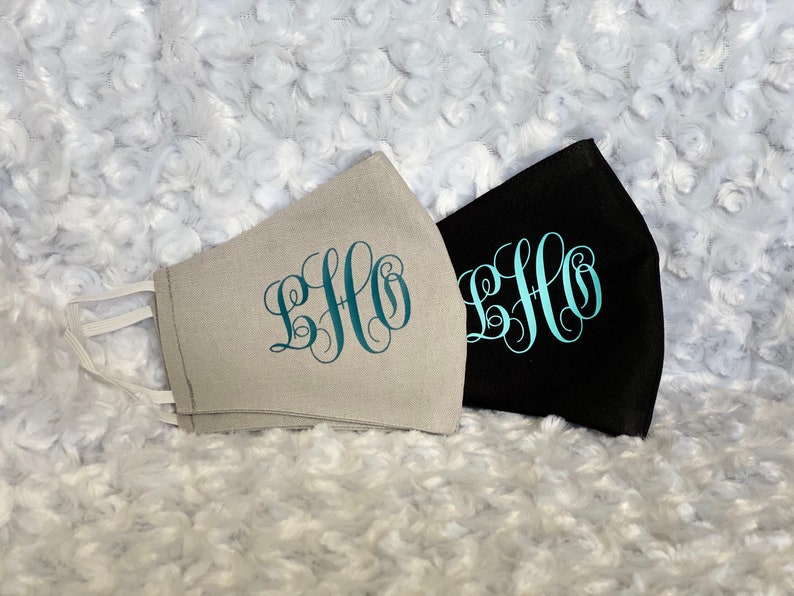 Monogrammed Masks // Personalized Face Mask // Face Mask // Face ...