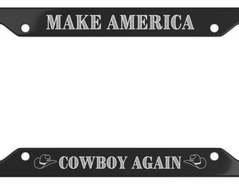 Western Car License Plate - Etsy