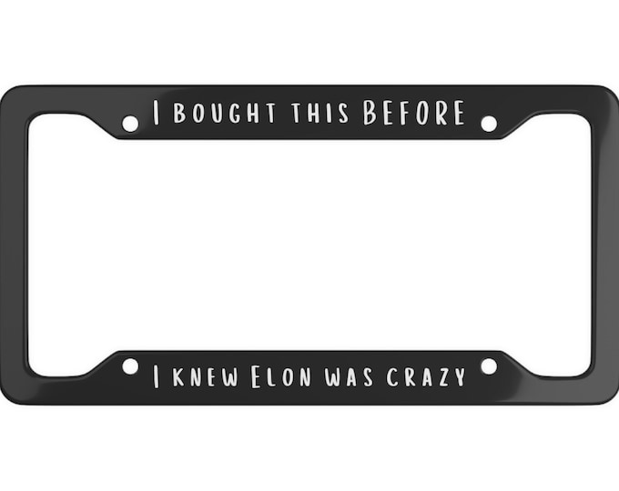 Retro Flower License Plate Frame Boho Car Accessories Boho Retro Color ...