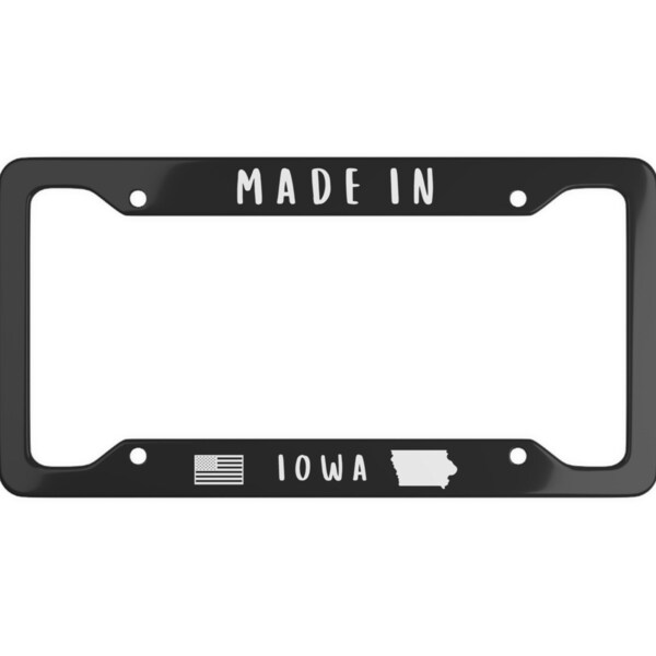 Iowa State License Plate Frame - Etsy