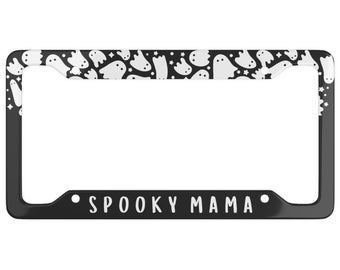 Be Weird Stay Spooky Bat License Plate Frame Goth Car Accessories Goth ...