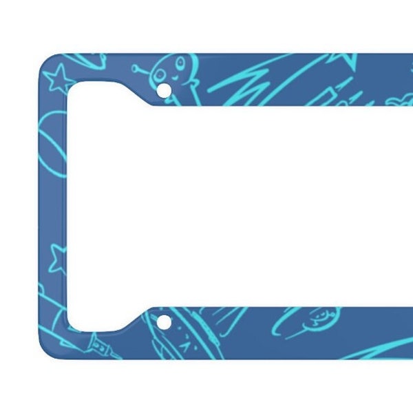 Rocket License Plate Frame - Etsy