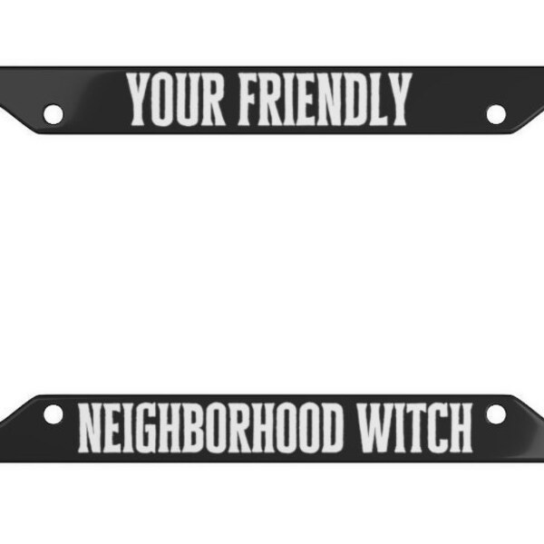 Witch License Plate - Etsy