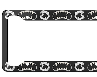 Bat License Plate Frame Goth Car Accessories Goth Car Decor - Etsy