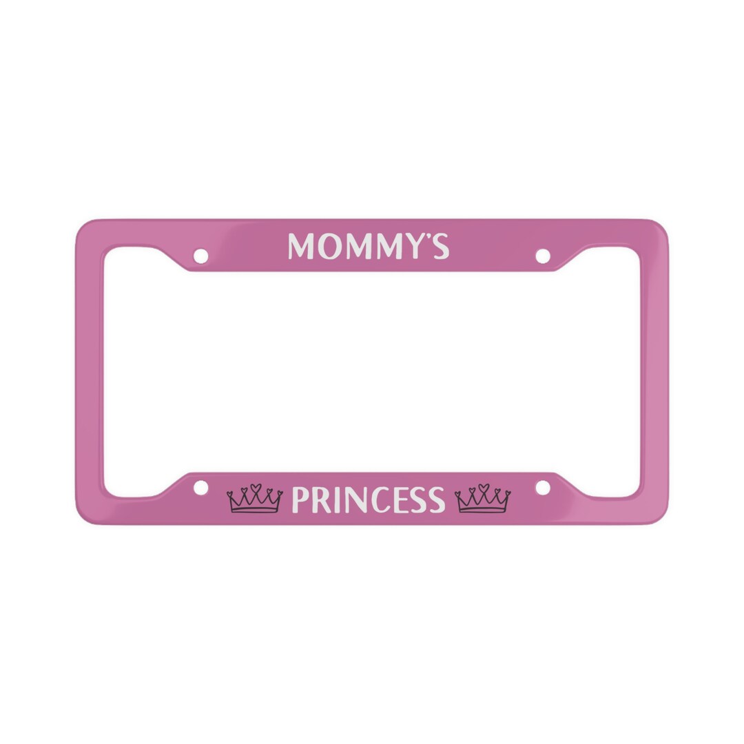Mommy's Princess License Plate Frame Car Accessories Gift Funny Cute ...