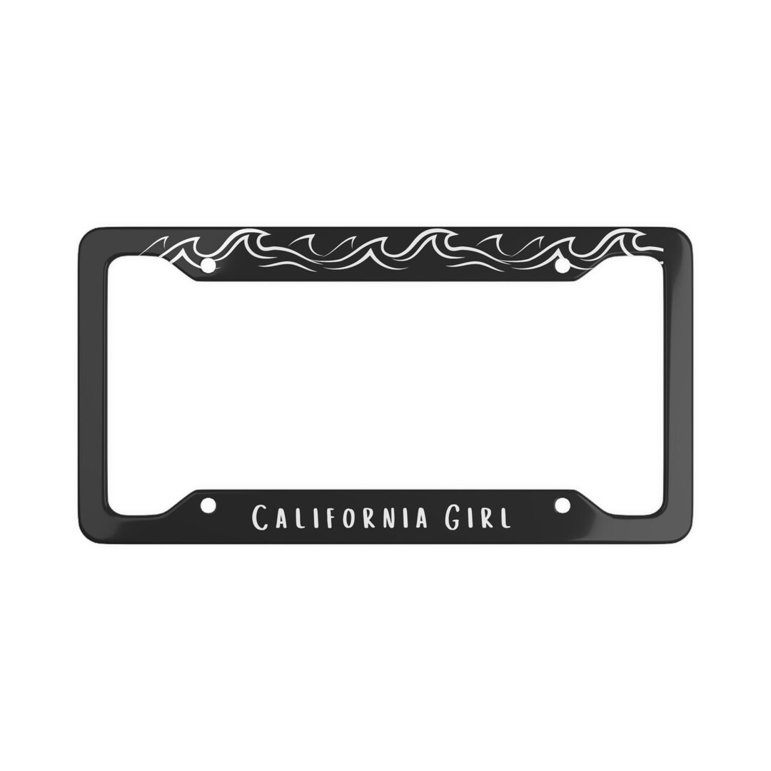 California Girl License Plate Frame Boho Car Accessories Boho Custom ...