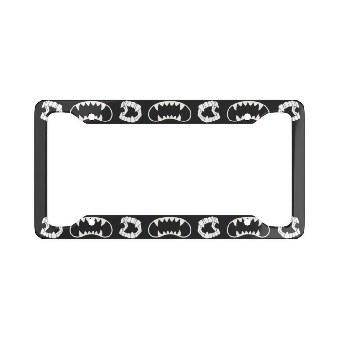 Vampire License Plate Frame Goth Car Accessories Goth Car Decor Pastel ...