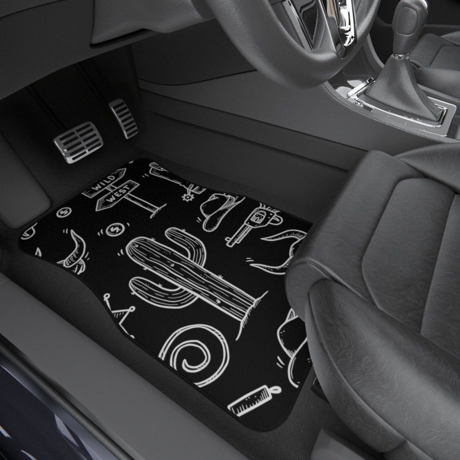 Wild West Car Floor Mats Western Cowboy Car Mats Cowgirl Car - Etsy