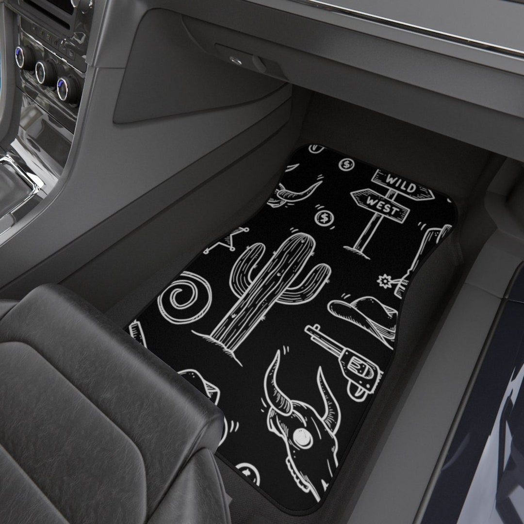 Wild West Car Floor Mats Western Cowboy Car Mats Cowgirl Car ...