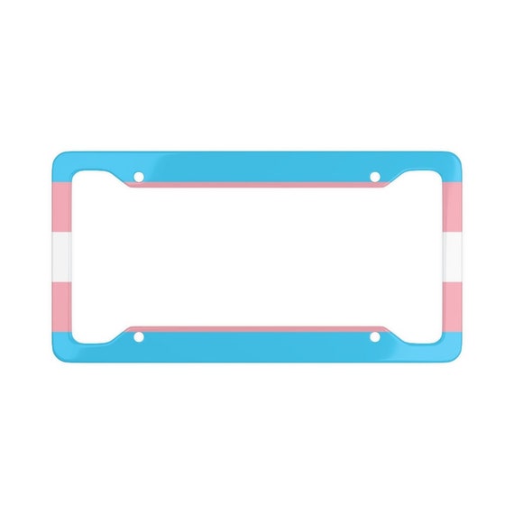Transgender License Plate Frame Custom License Plate - Etsy