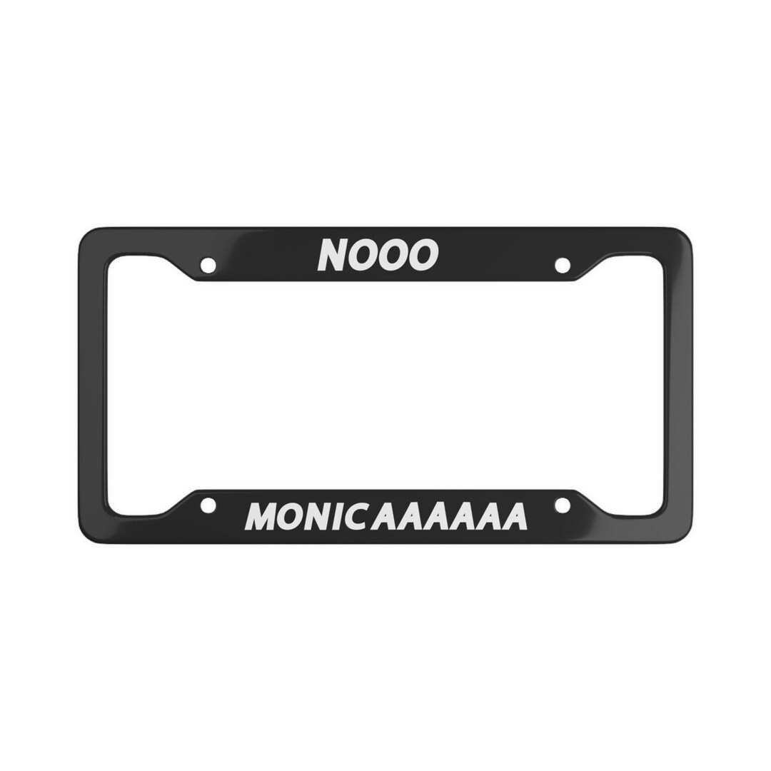 Monica License Plate Frame Fast and Furious Car Accessories Ja Rule ...