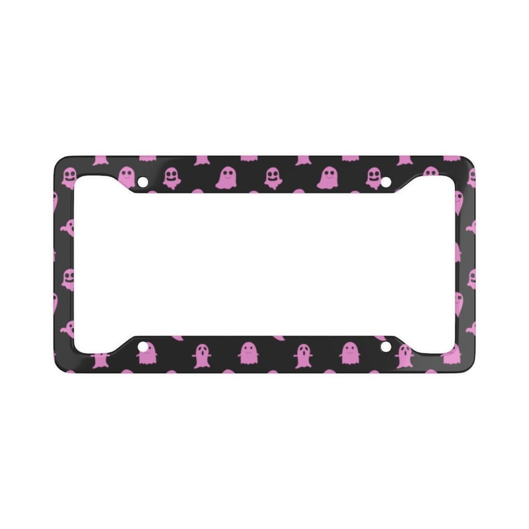 License Plate Frame Ghost Pastel Goth Car Accessories Kawaii Goth ...