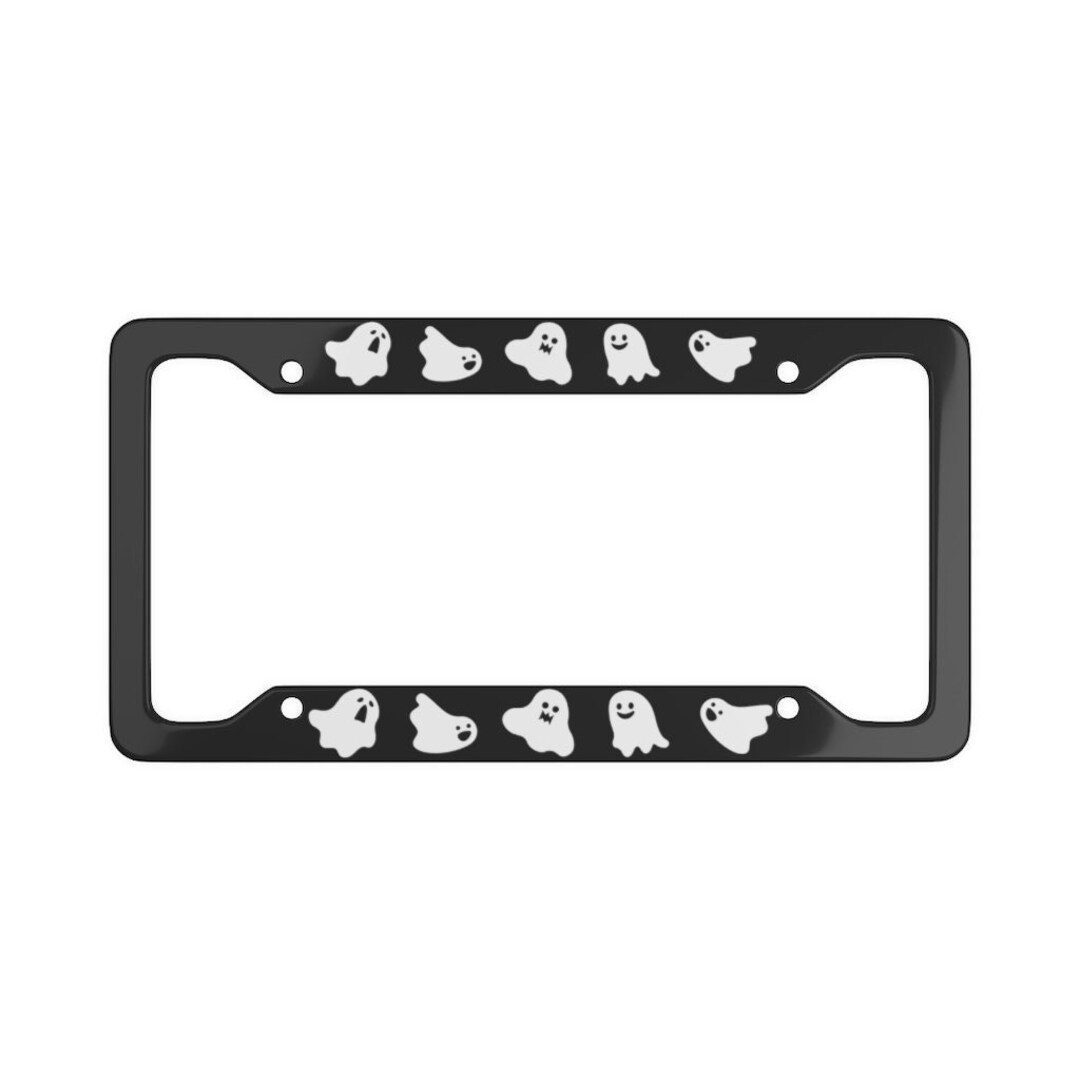 Ghost License Plate Frame Goth Car Accessories Goth Car Decor ...