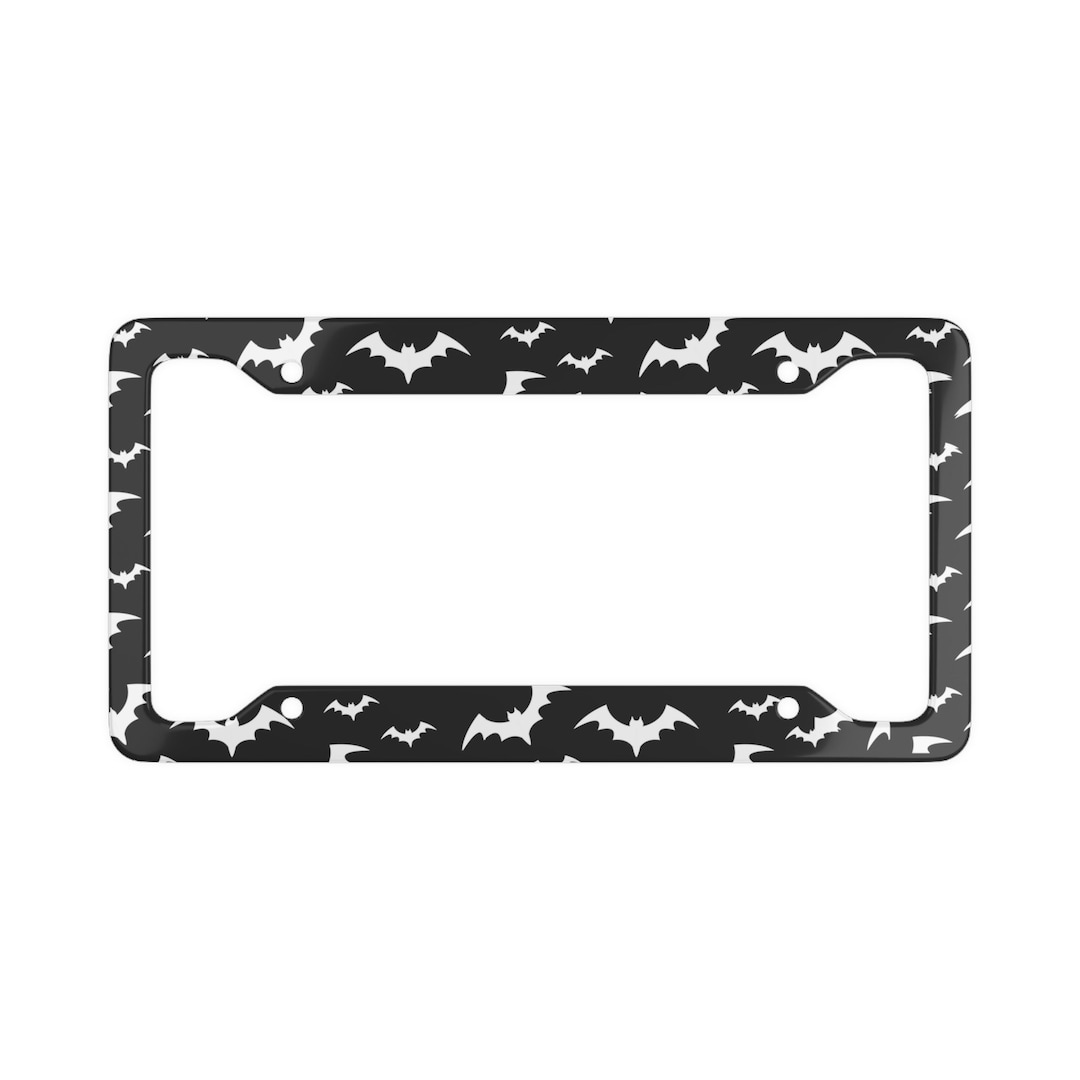 Goth Bat License Plate Frame Goth Car Accessories Goth Car Decor Pastel ...
