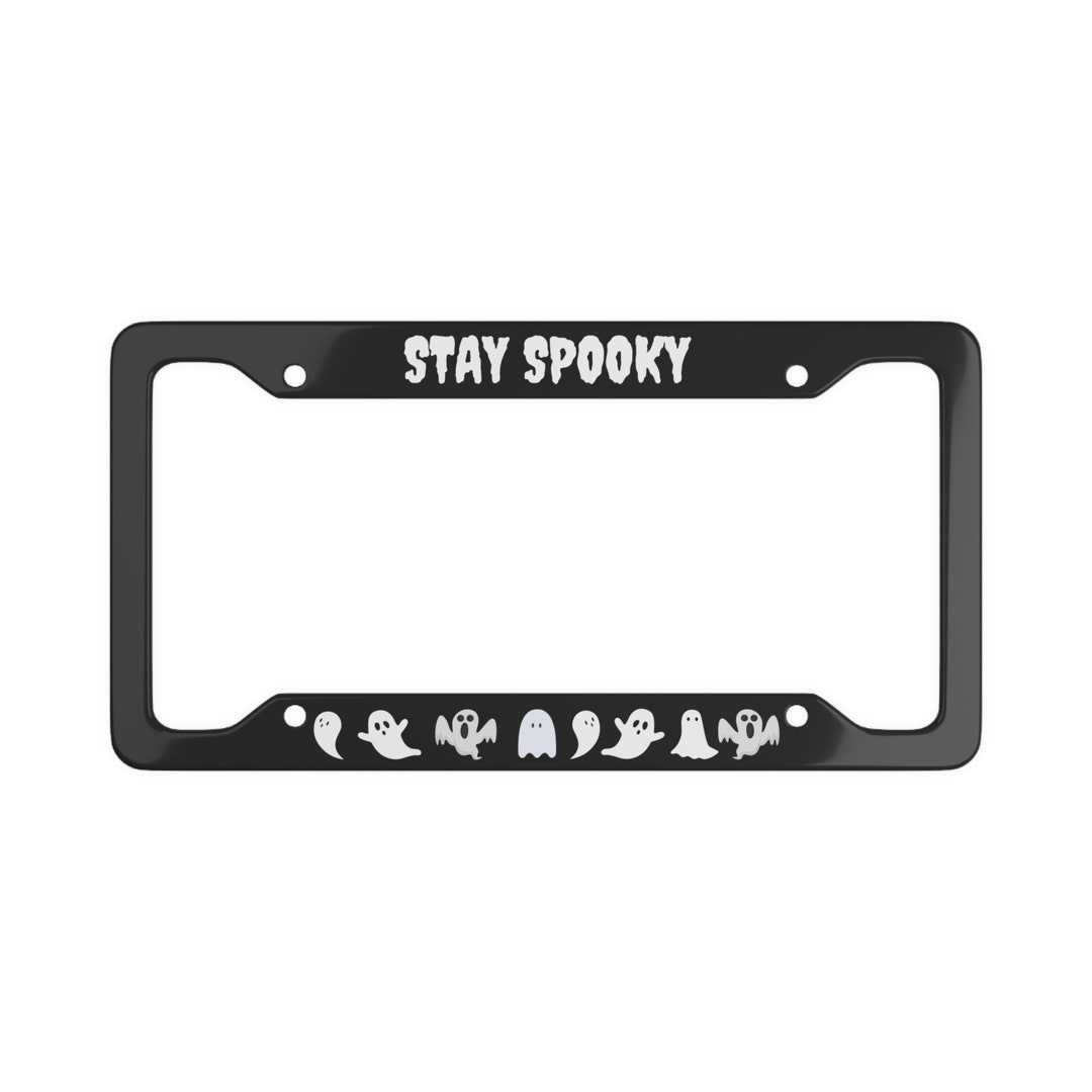 Stay Spooky License Plate Frame Goth Car Accessories Halloween Pastel ...