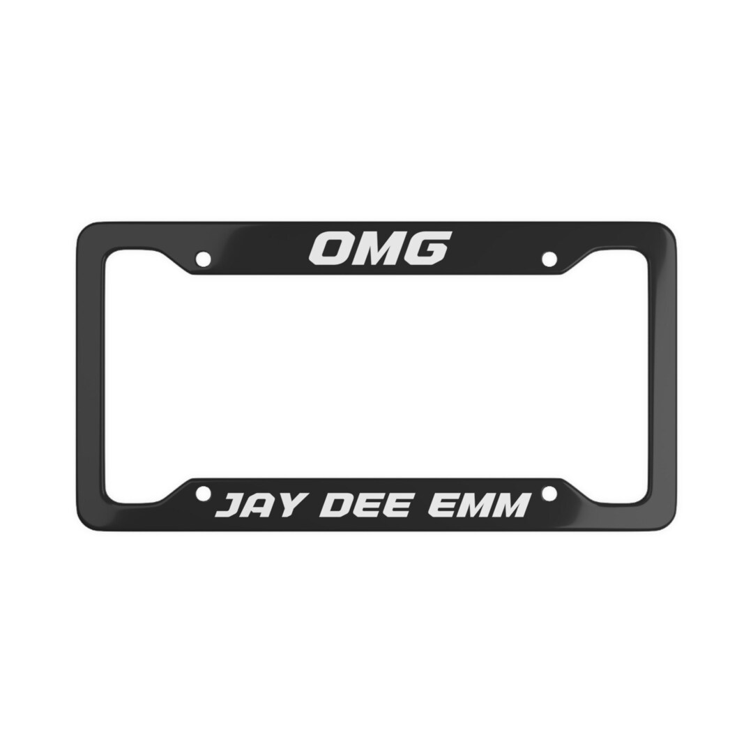 JDM OMG License Plate Frame Fast Furious Walker Diesel Car - Etsy